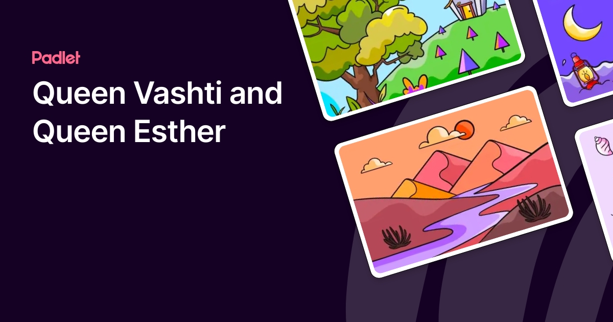 Queen Vashti and Queen Esther