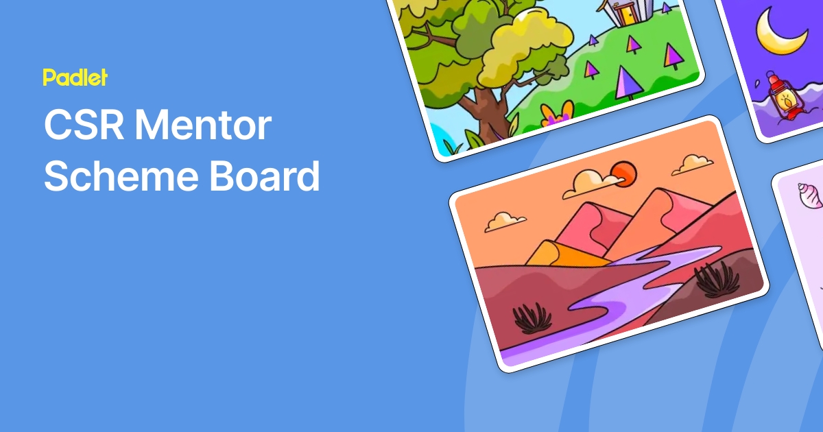 CSR Mentor Scheme Board