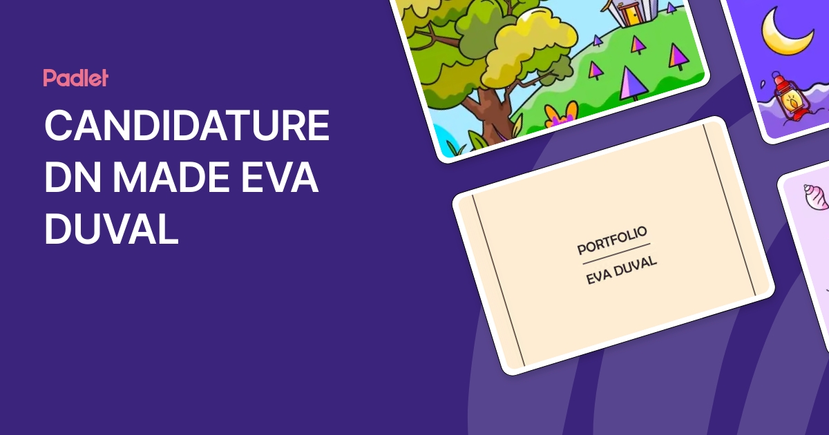 CANDIDATURE DN MADE EVA DUVAL