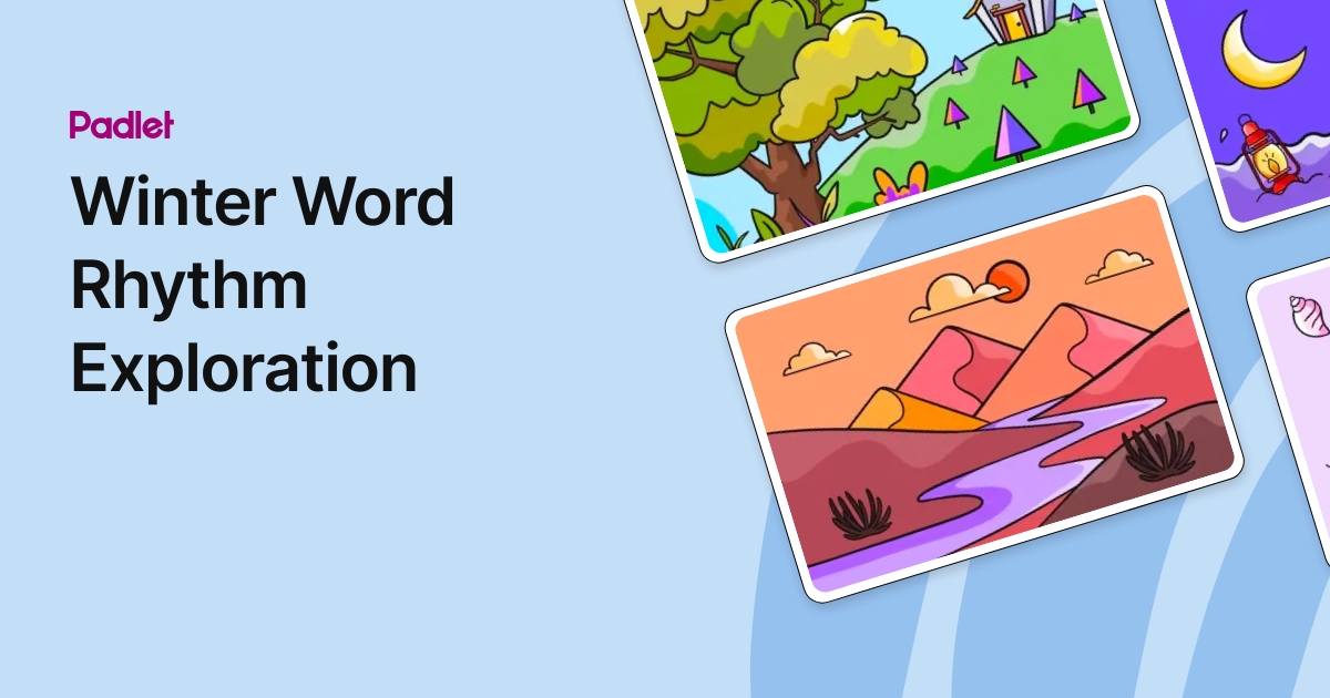 Winter Word Rhythm Exploration