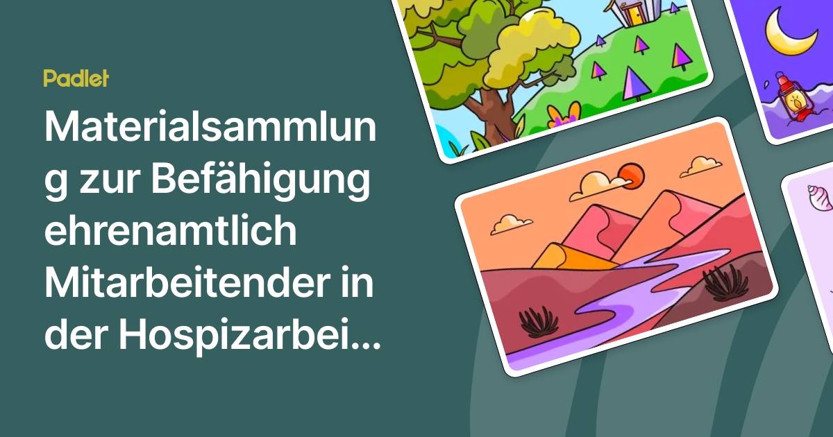 Materialsammlung zur Befähigung ehrenamtlich Mitarbeitender in der Hospizarbeit – www.ALPHA-NRW.de