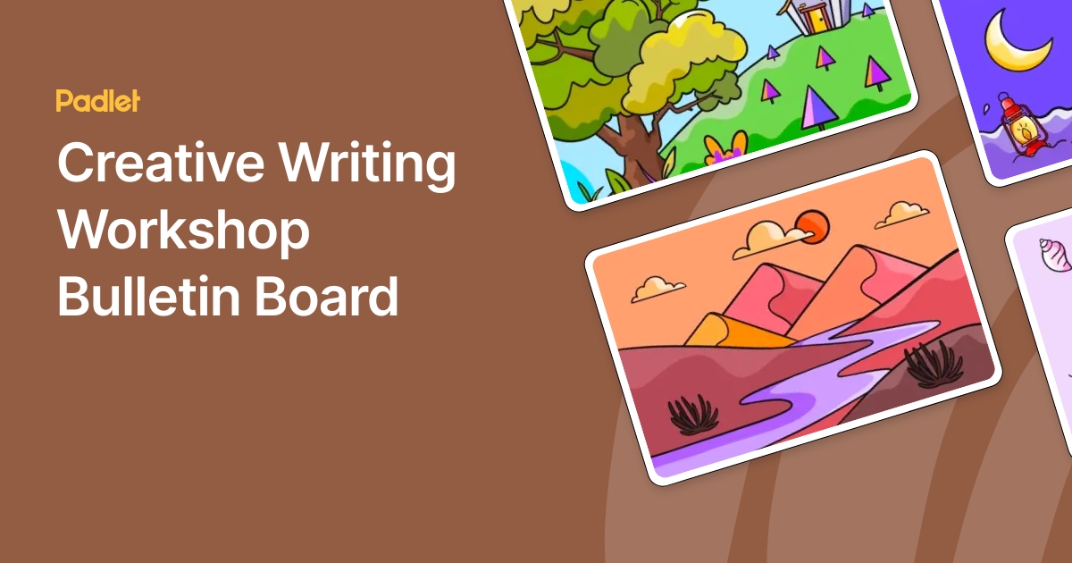 Creative Writing Workshop Bulletin Board