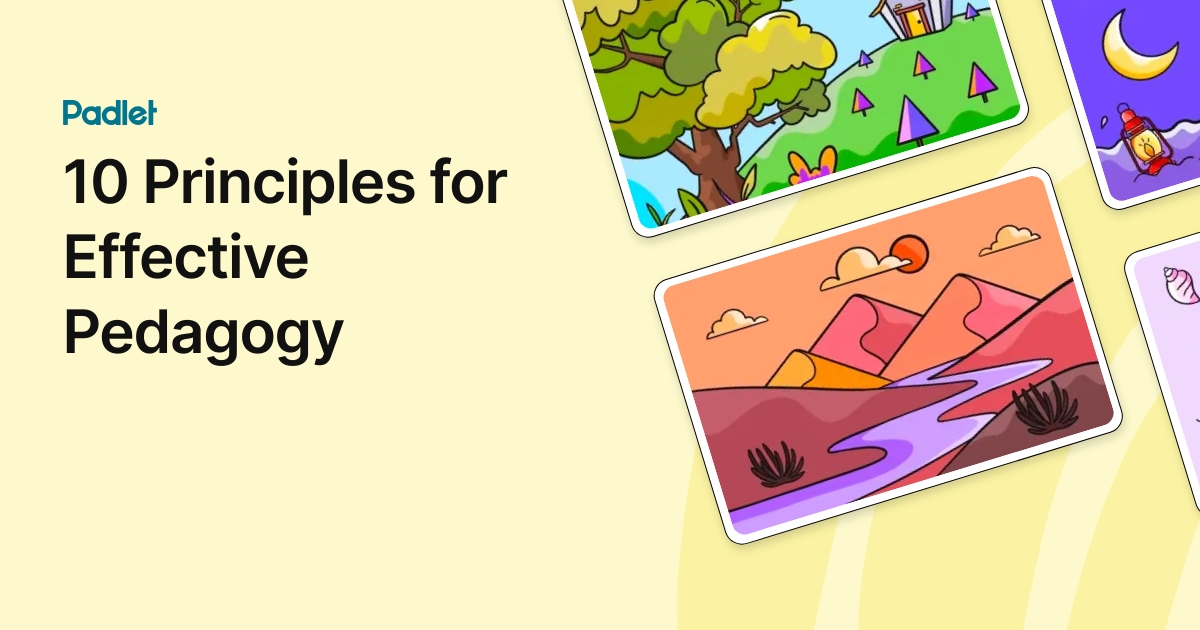 10 Principles for Effective Pedagogy