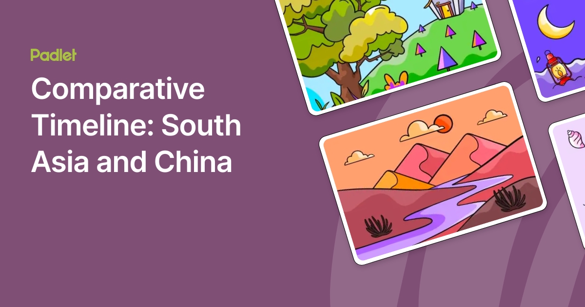 Comparative Timeline: South Asia and China