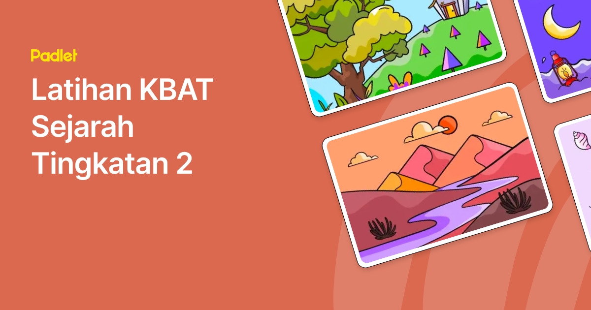 Latihan KBAT Sejarah Tingkatan 2