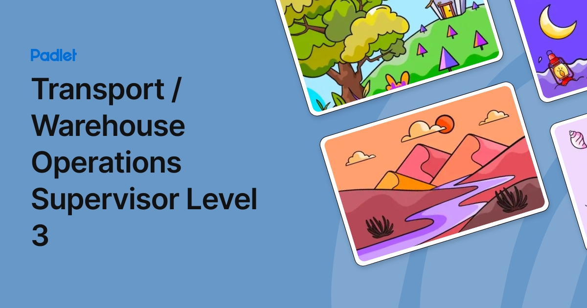 Transport / Warehouse Operations Supervisor Level 3