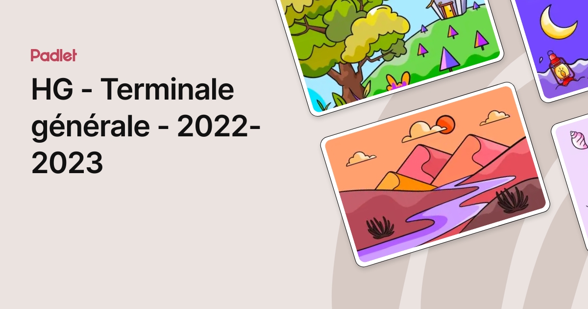 HG - Terminale générale - 2022-2023