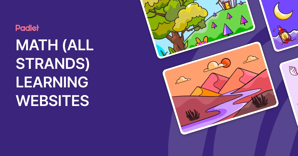 MATH (ALL STRANDS) LEARNING WEBSITES