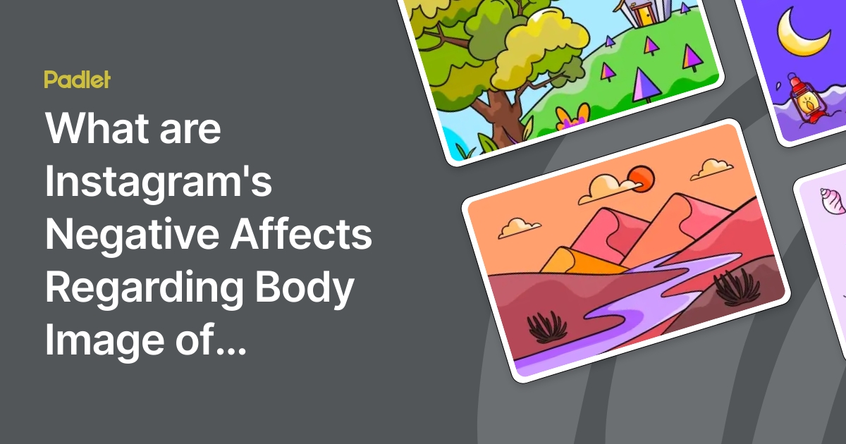 What are Instagram's Negative Affects Regarding Body Image of Teenage ...