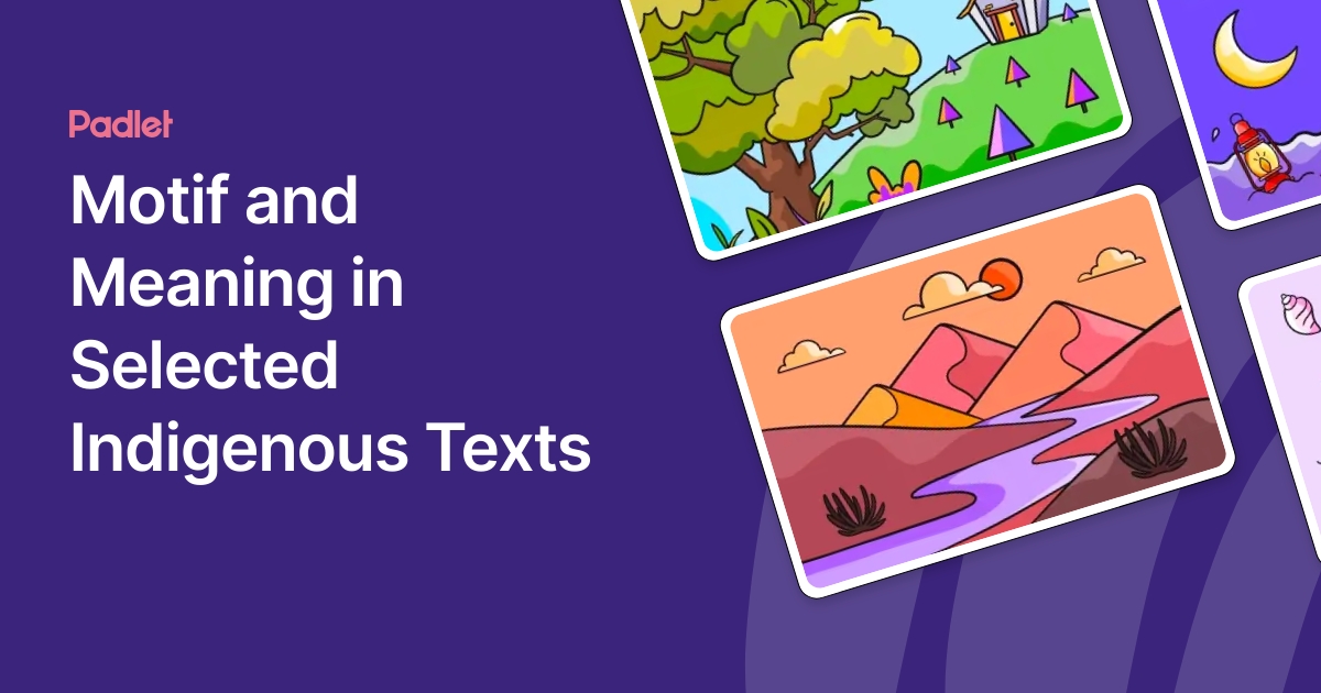 Motif and Meaning in Selected Indigenous Texts
