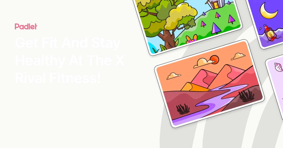 Get Fit And Stay Healthy At The X Rival Fitness!