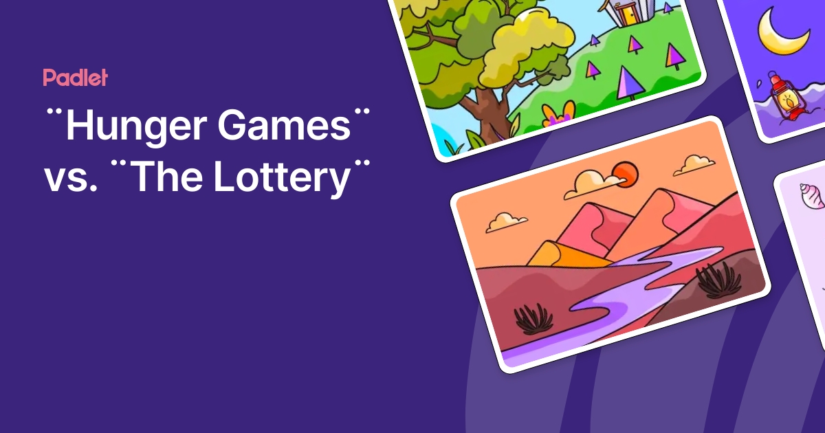 ¨Hunger Games¨ vs. ¨The Lottery¨