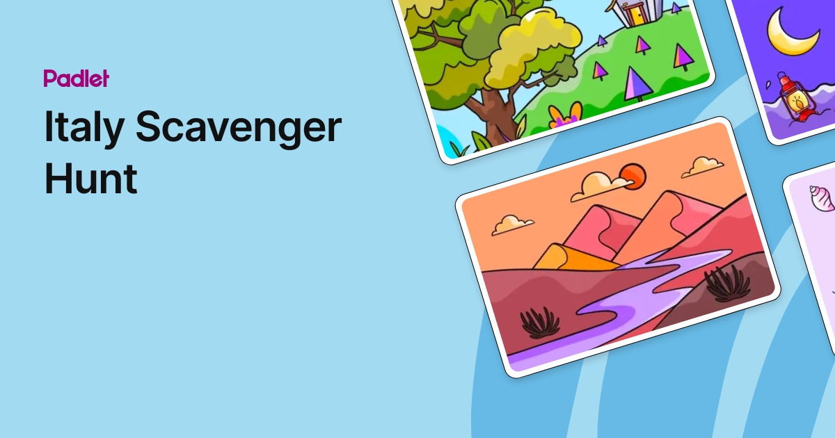 Italy Scavenger Hunt