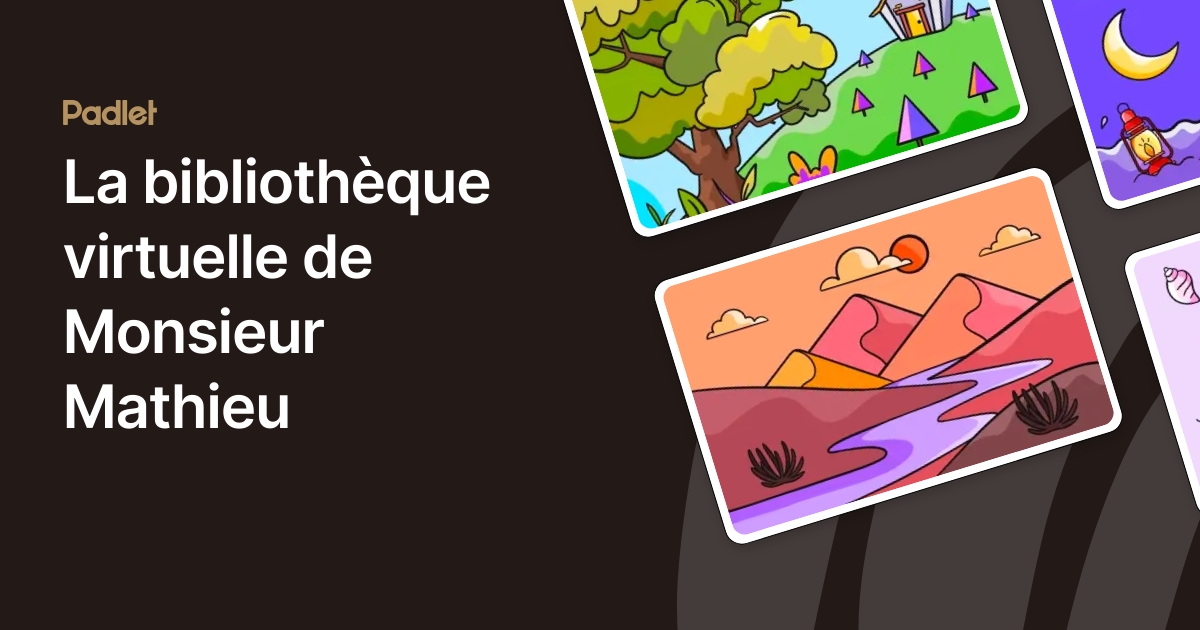 La bibliothèque virtuelle de Monsieur Mathieu