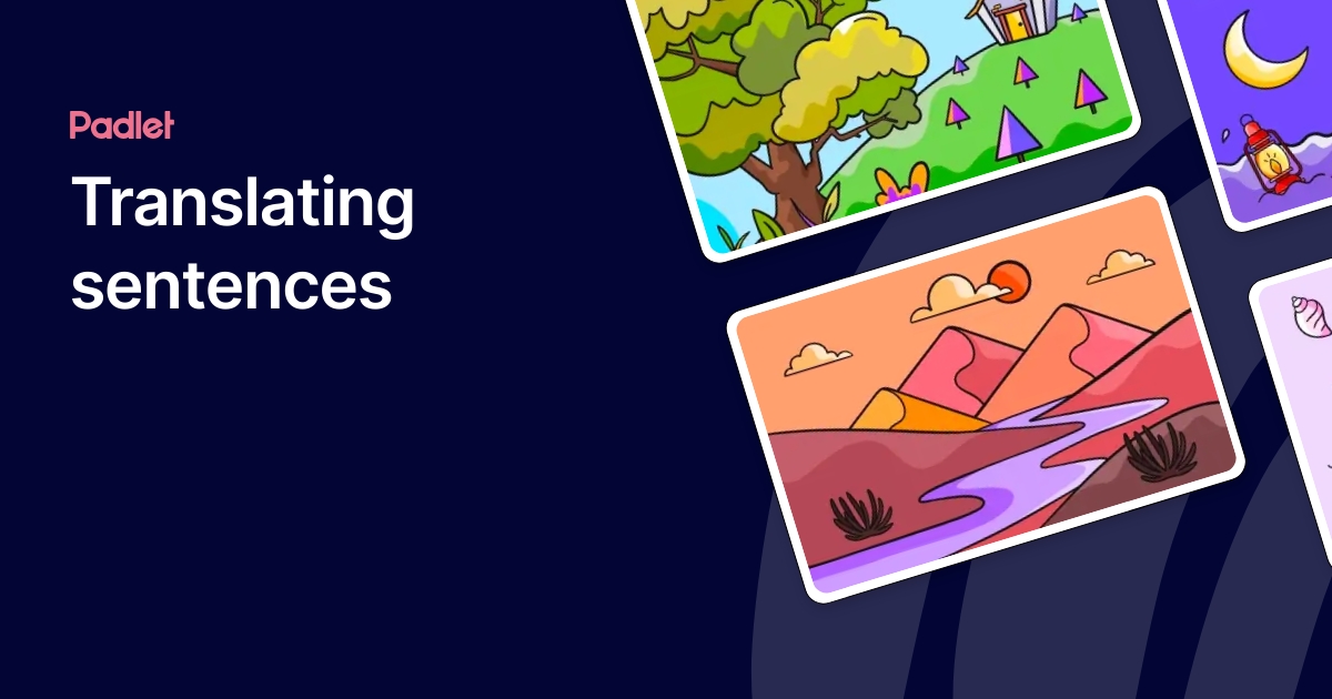 Translating sentences