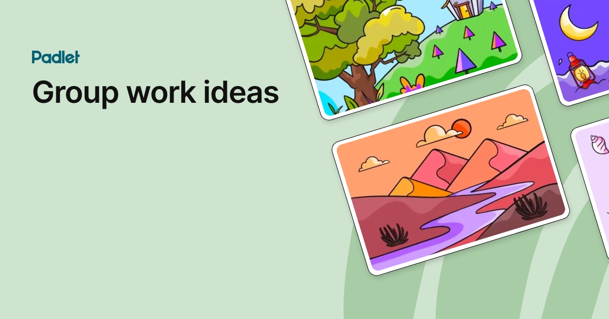 Group work ideas
