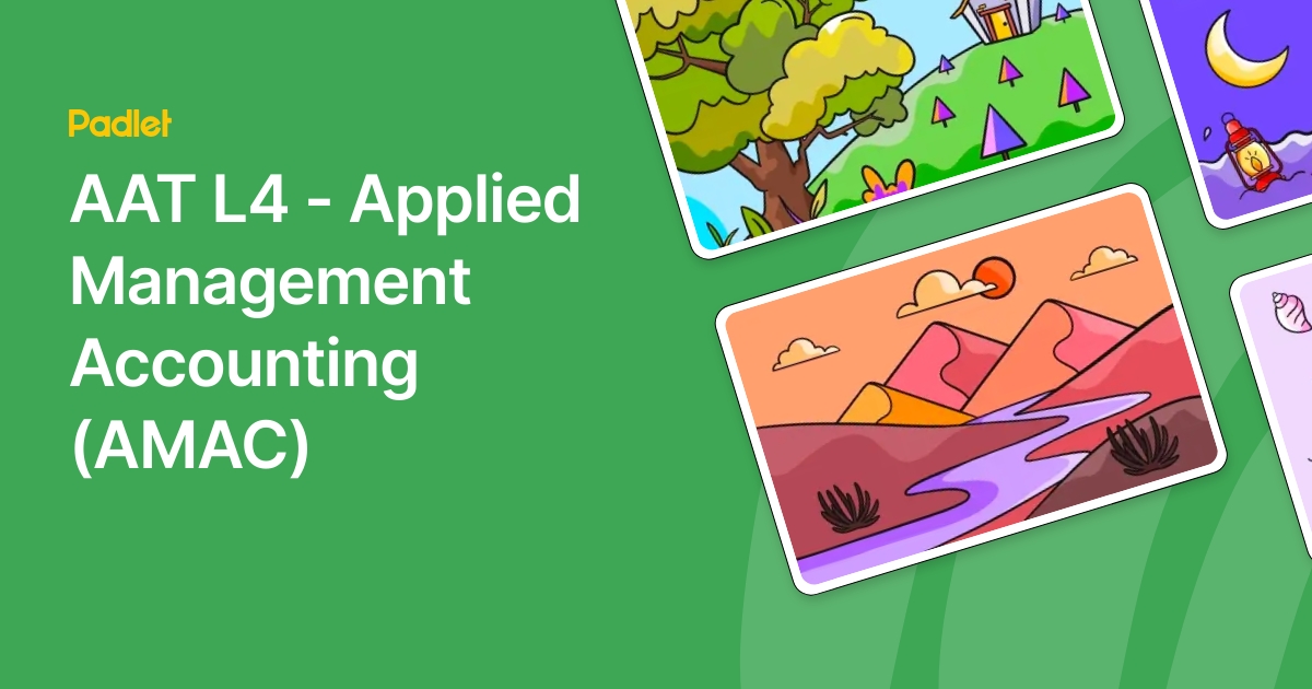 AAT L4 - Applied Management Accounting (AMAC)