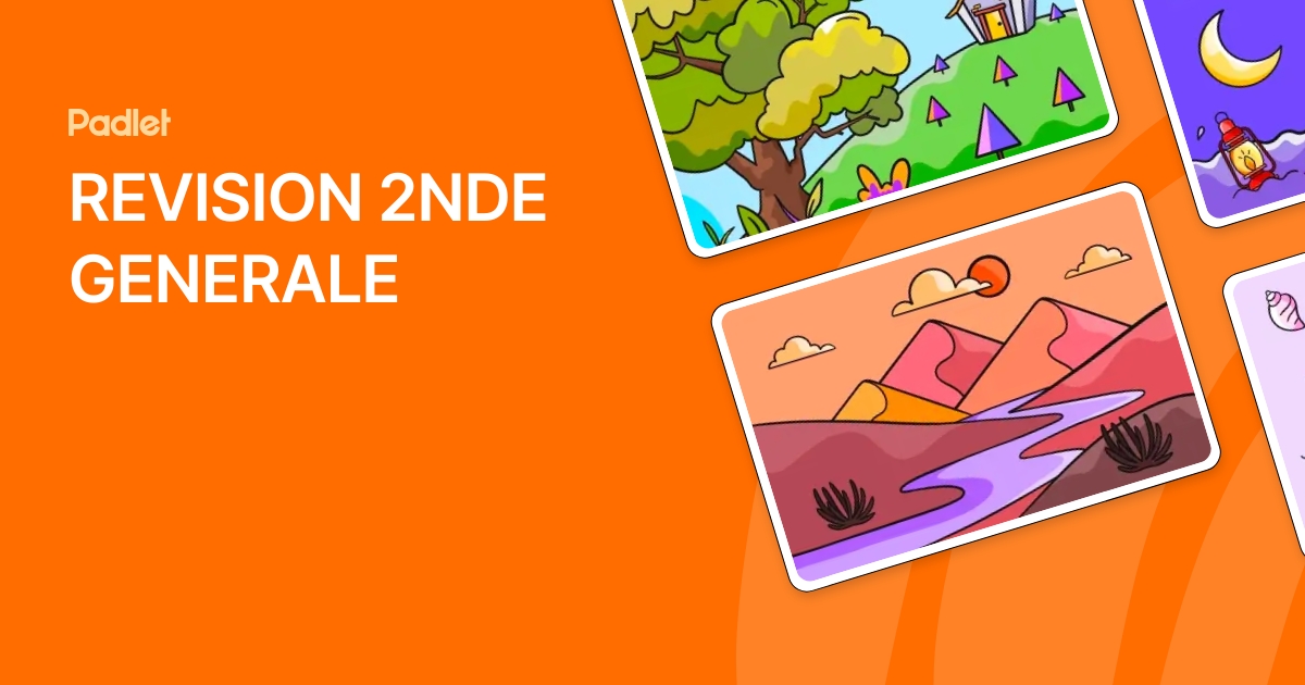 REVISION 2NDE GENERALE