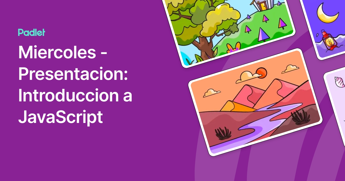 Miercoles - Presentacion: Introduccion a JavaScript