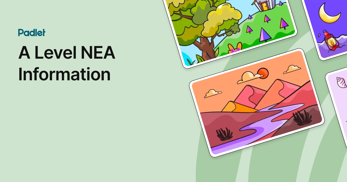 A Level NEA Information