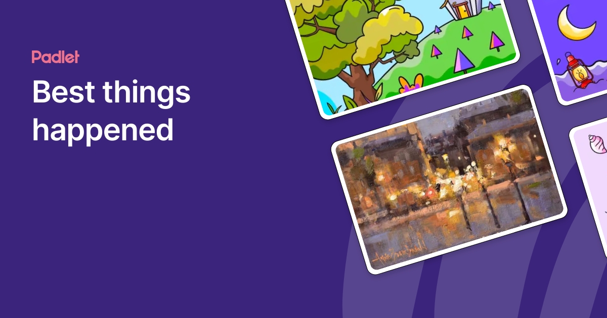 Best things happened