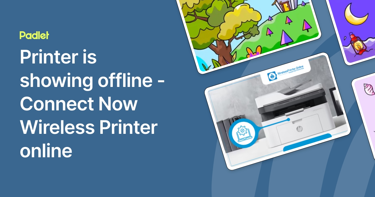 Printer is showing offline - Connect Now Wireless Printer online