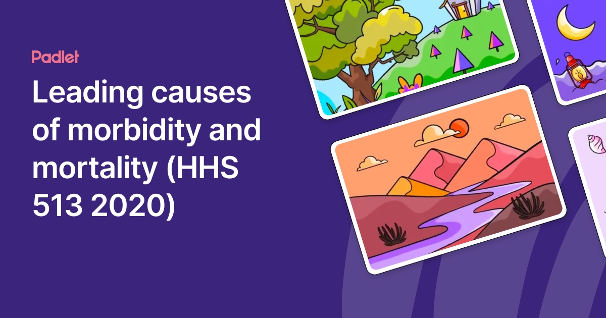 Leading causes of morbidity and mortality (HHS 513 2020)