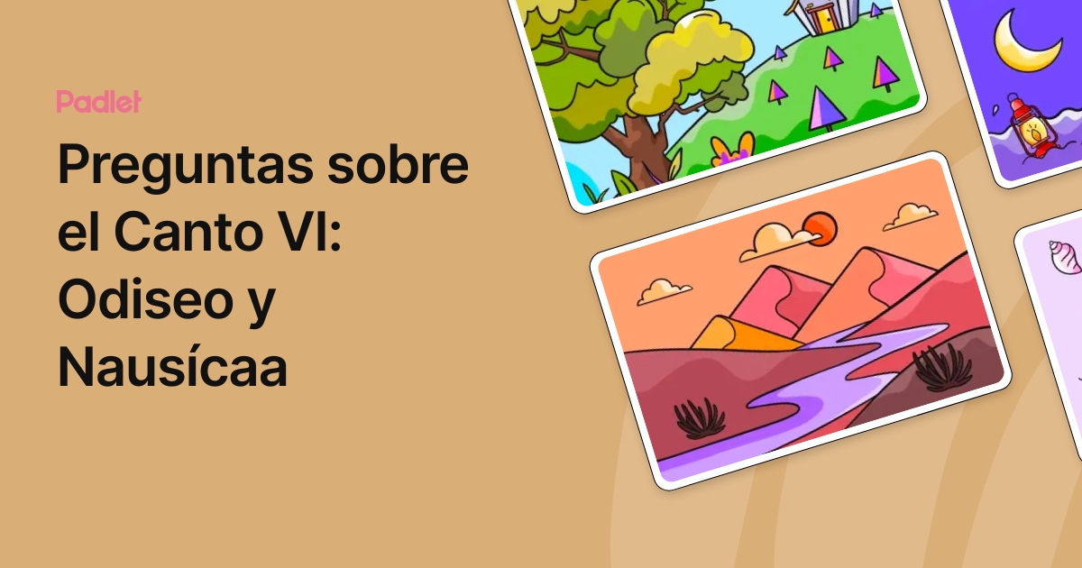 Preguntas sobre el Canto VI: Odiseo y Nausícaa