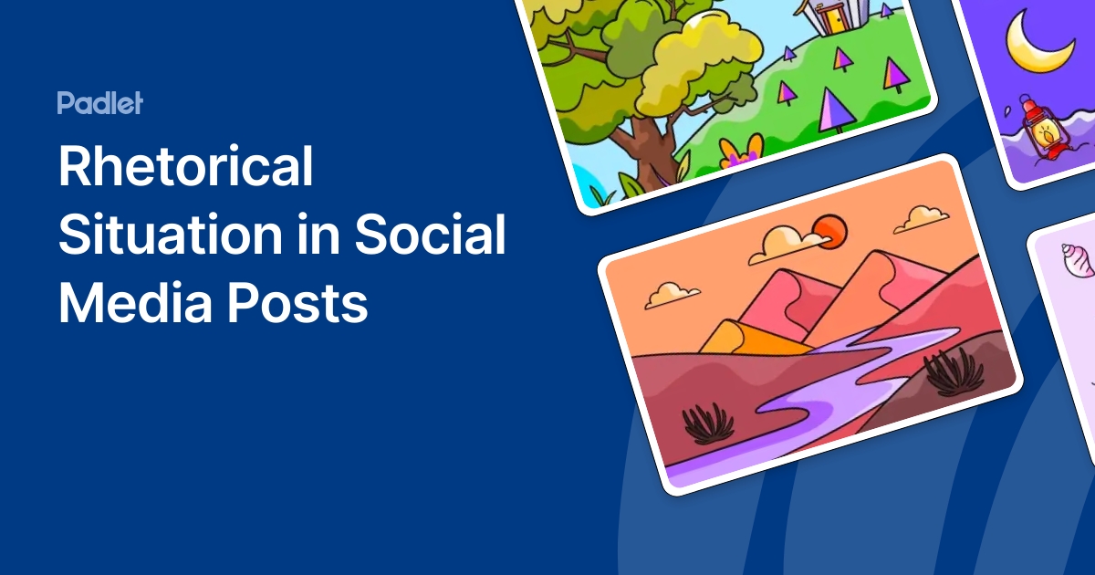 Rhetorical Situation in Social Media Posts