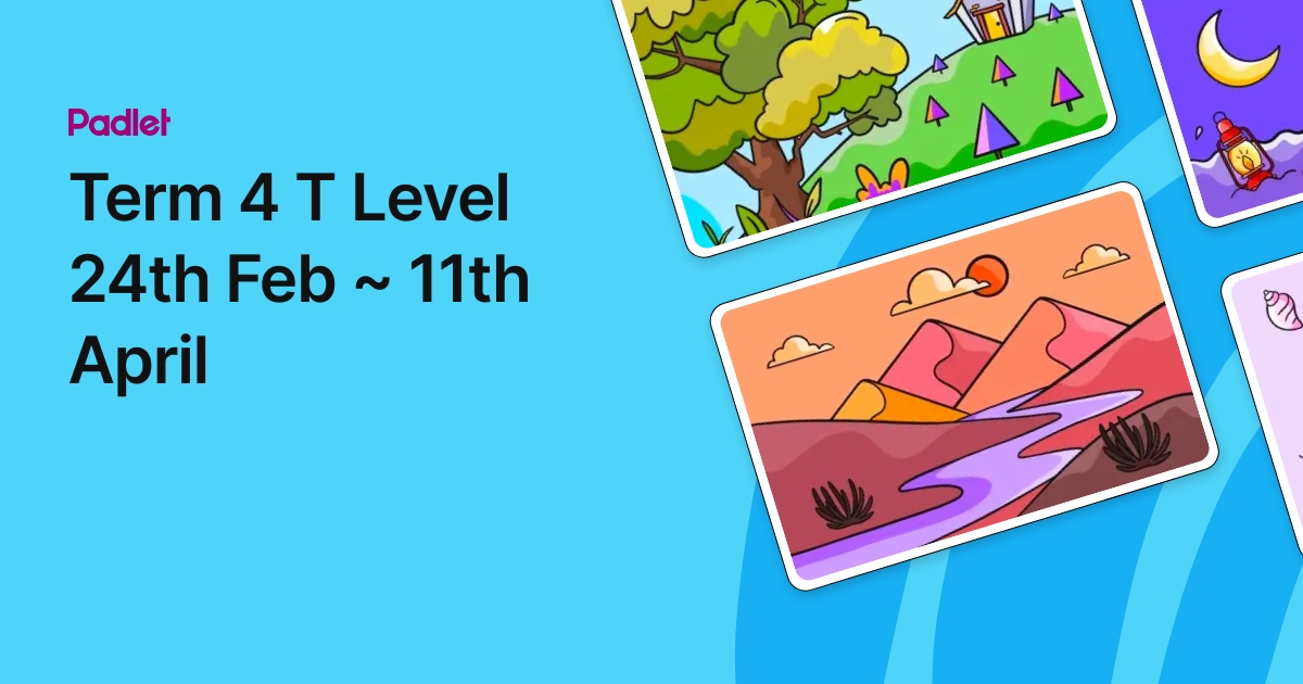 Term 4 T Level 24th Feb ~ 11th April