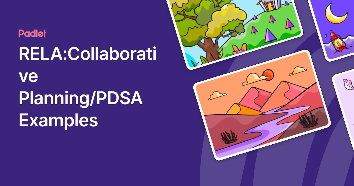 RELA:Collaborative Planning/PDSA Examples