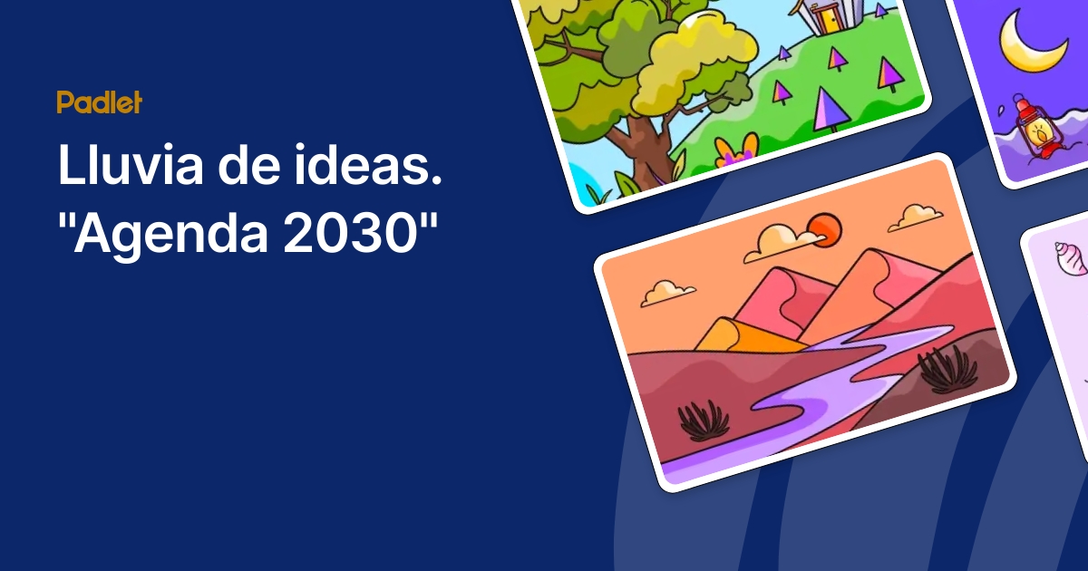 Lluvia de ideas. "Agenda 2030"