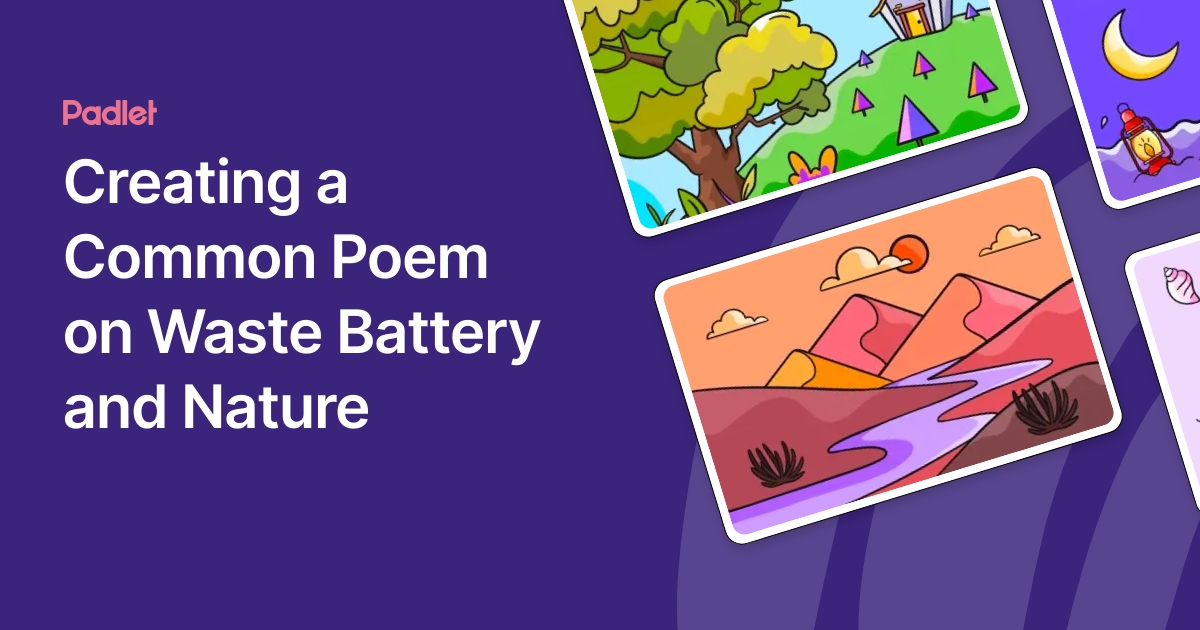 Creating a Common Poem on Waste Battery and Nature