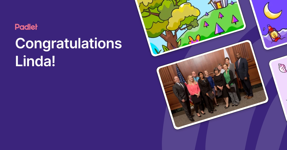 Congratulations Linda!