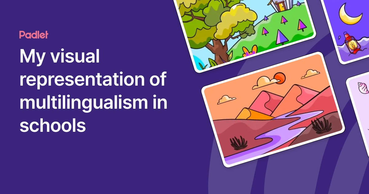 My visual representation of multilingualism in schools