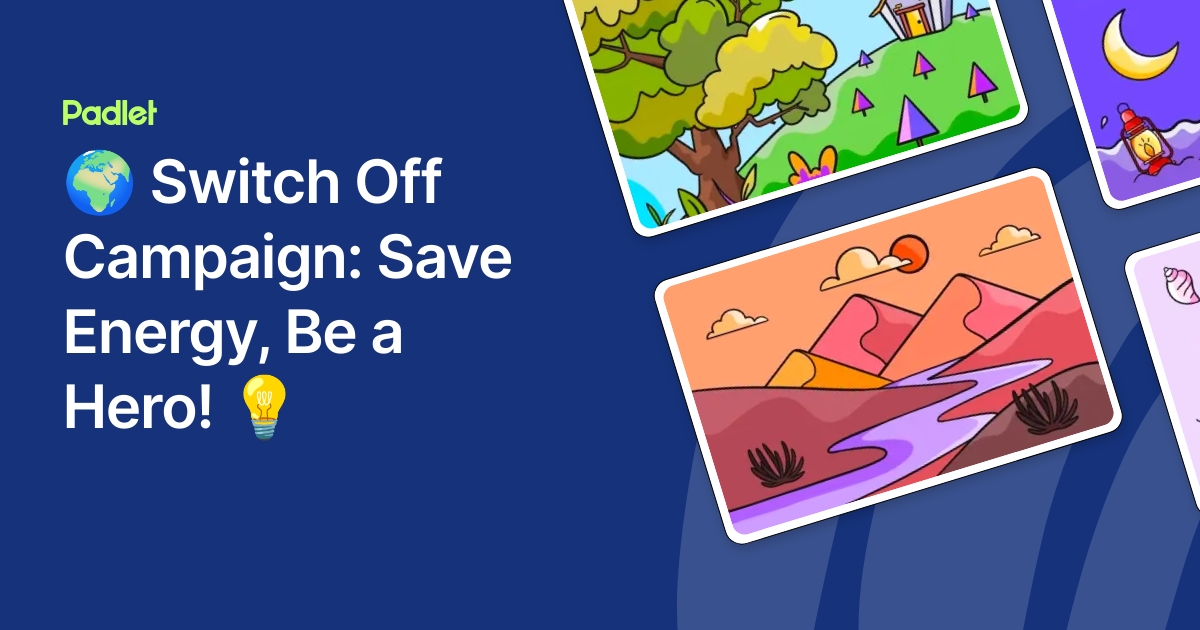 🌍 Switch Off Campaign: Save Energy, Be a Hero! 💡