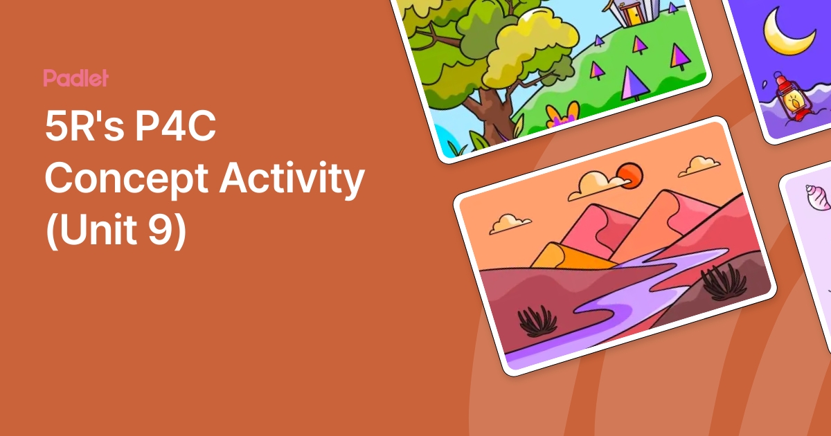 5R's P4C Concept Activity (Unit 9)