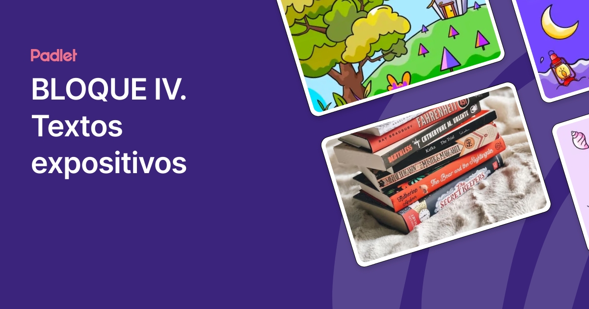 BLOQUE IV. Textos expositivos