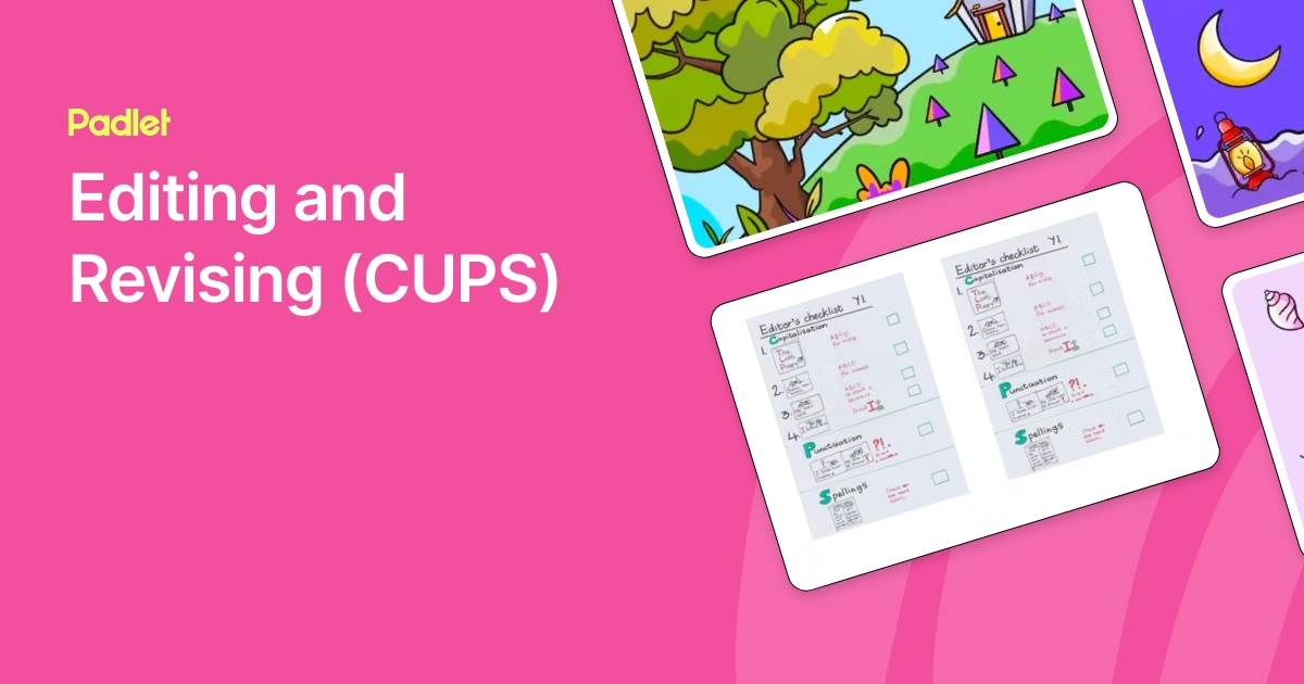 Editing and Revising (CUPS)
