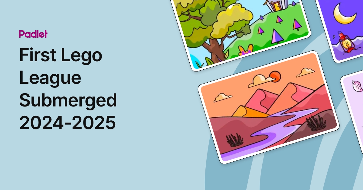 First Lego League Submerged 2024-2025