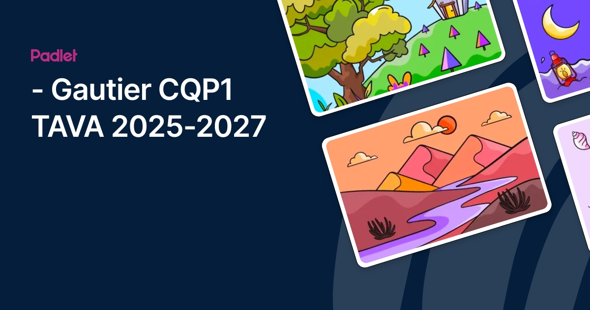 - Gautier CQP1 TAVA 2025-2027
