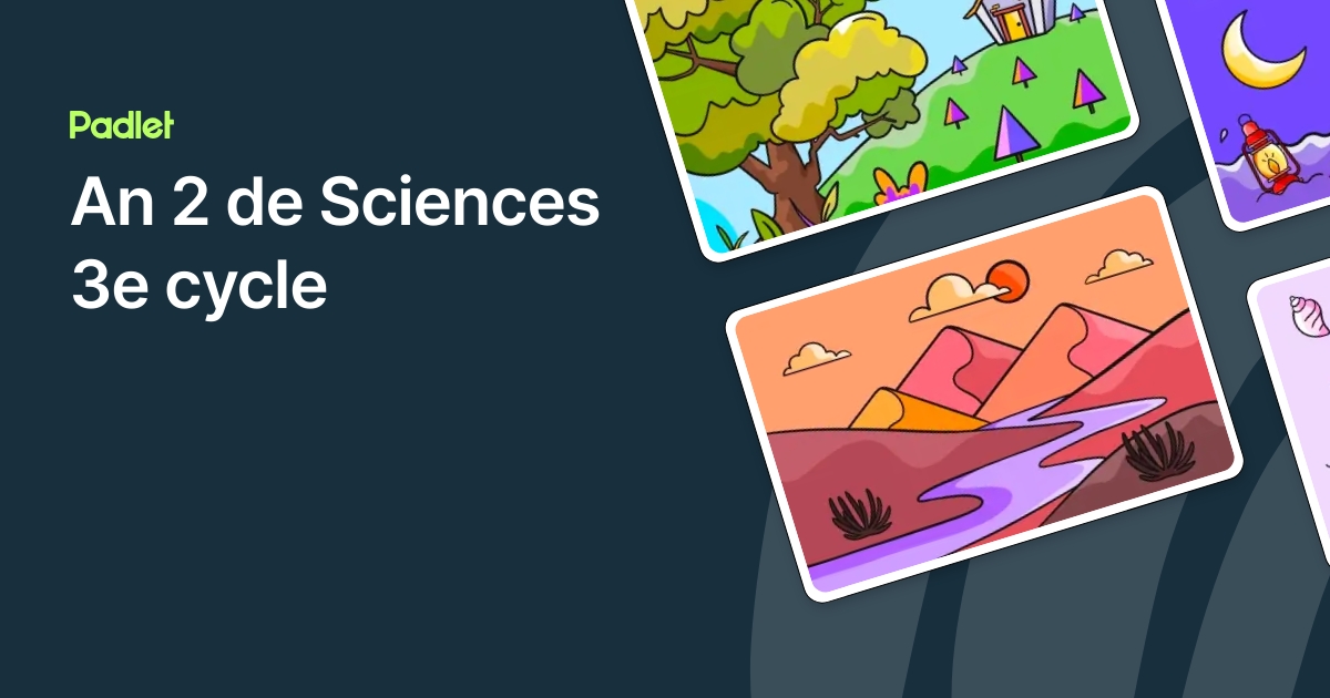 An 2 de Sciences 3e cycle