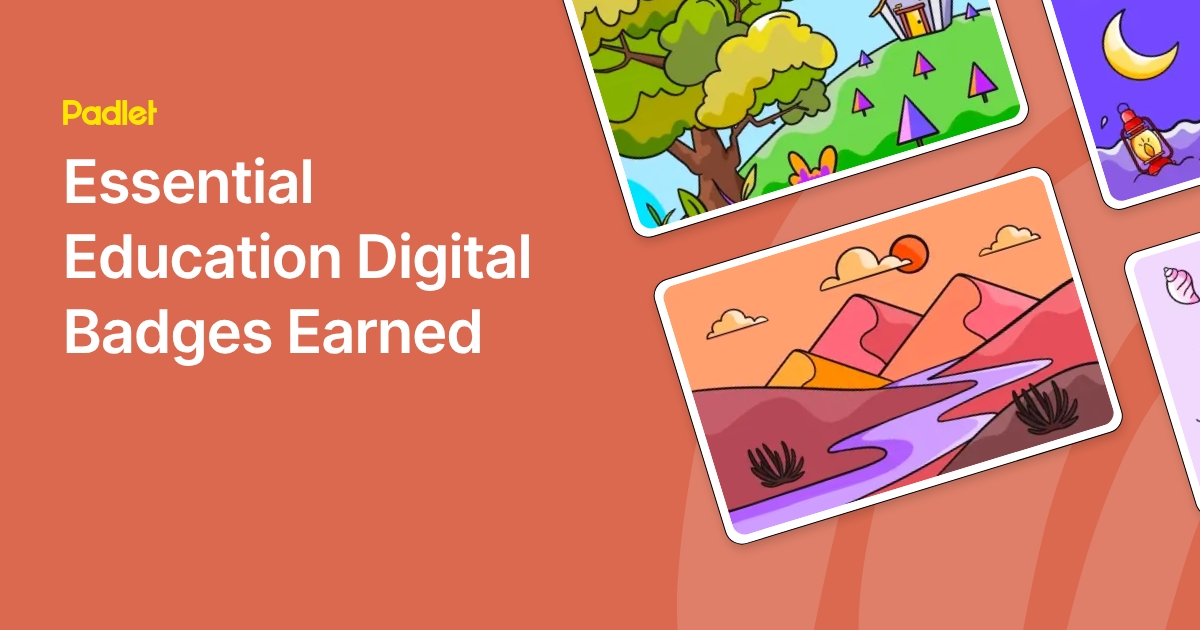 Essential Education Digital Badges Earned