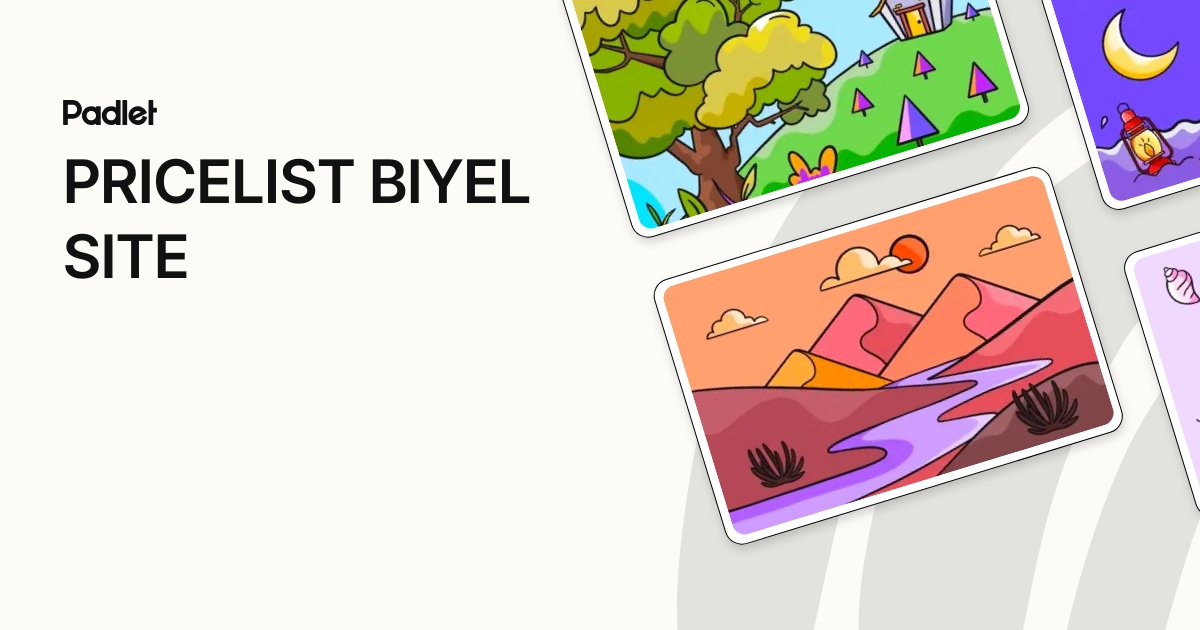 PRICELIST BIYEL SITE