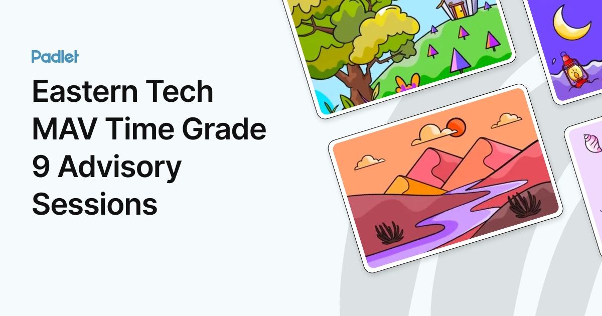Eastern Tech MAV Time Grade 9 Advisory Sessions