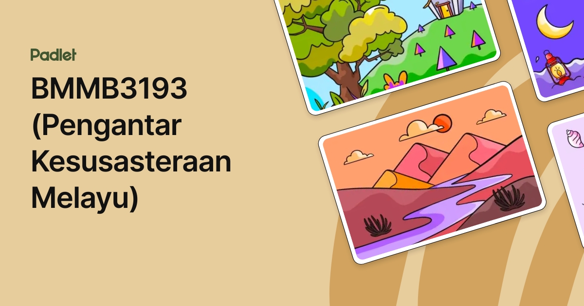 BMMB3193 (Pengantar Kesusasteraan Melayu)