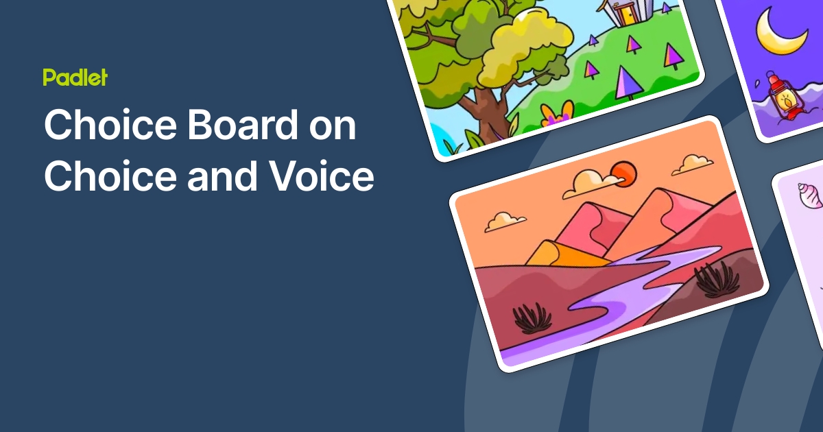 Choice Board on Choice and Voice