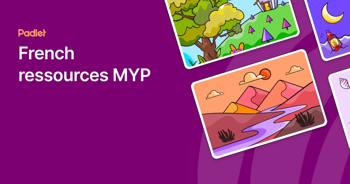 French ressources MYP