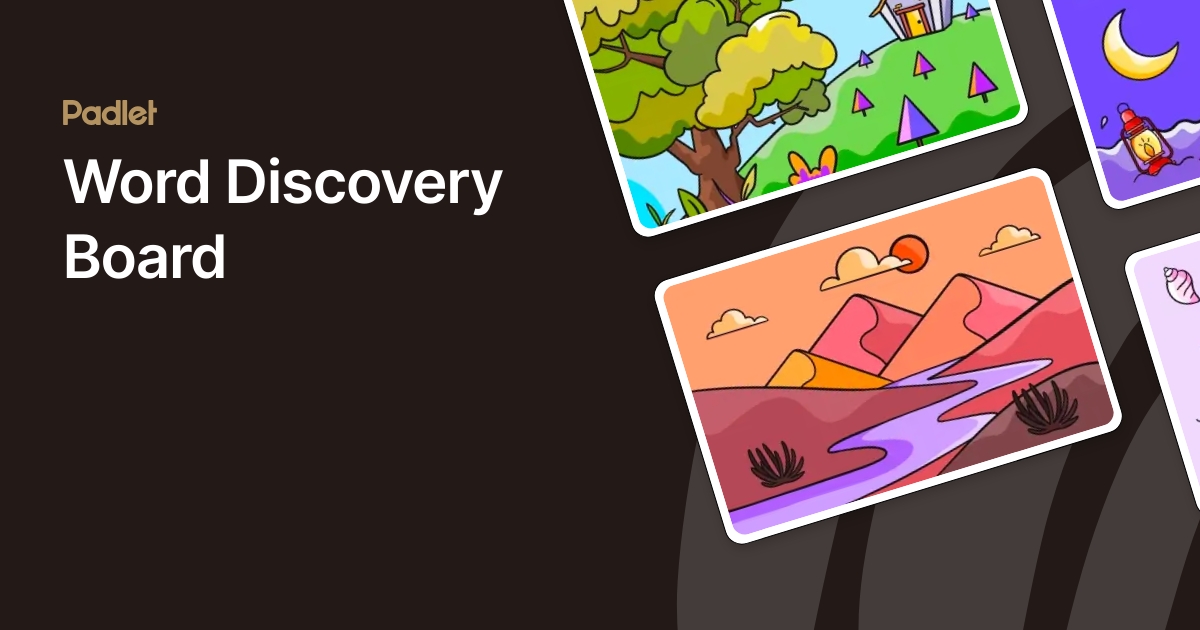Word Discovery Board