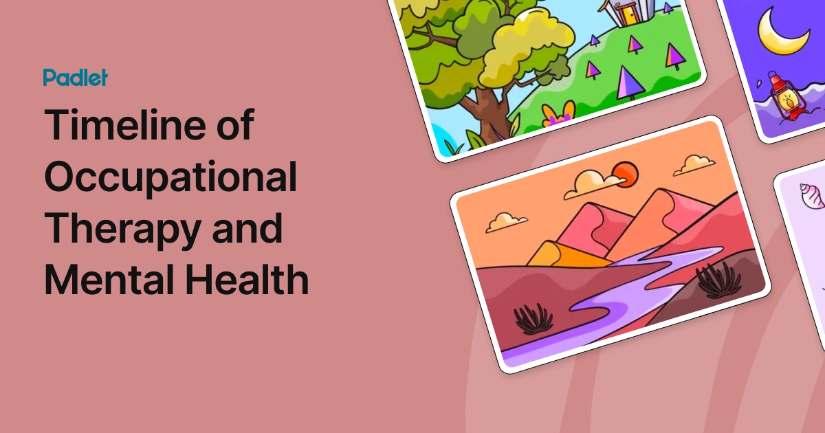 Timeline of Occupational Therapy and Mental Health
